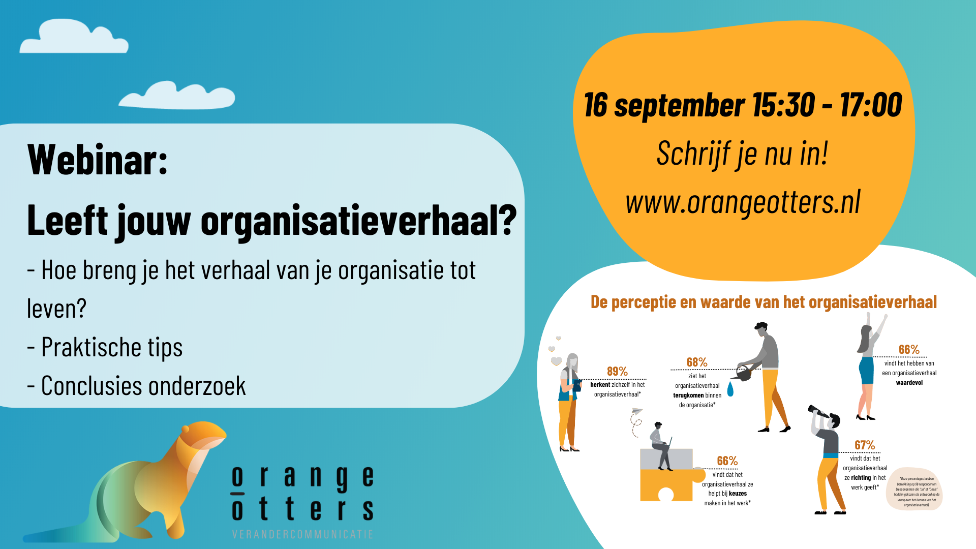 Webinar: Leeft jouw organisatieverhaal? - Orange Otters.nl